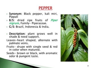 Herb drug & herb-food interactions | PPTX