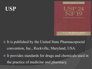 usp monograph | PPTX