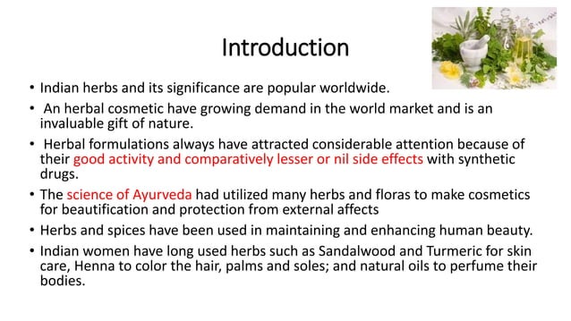 Herbal-cosmetics introduction. .pdf | Herbs and Supplements ...