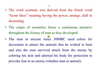 Herbal-Cosmetics-ppt by Aniketh B.Surve | PPT