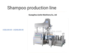 Herbal shampoo: Trade Technology Project Information | PPT