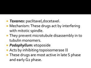 Herbal anti cancer drugs | PPTX