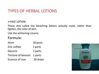 Herbal cosmetics......... | PPTX