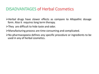 Herbal cosmetics......... | PPTX