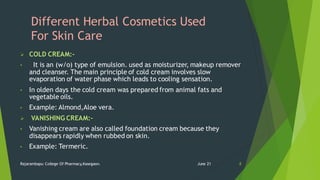 'Herbal cosmetics | PDF