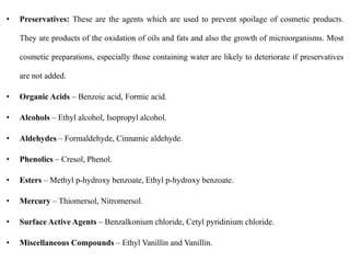 Herbal Cosmetics in Herbal Drug Technology | PPTX
