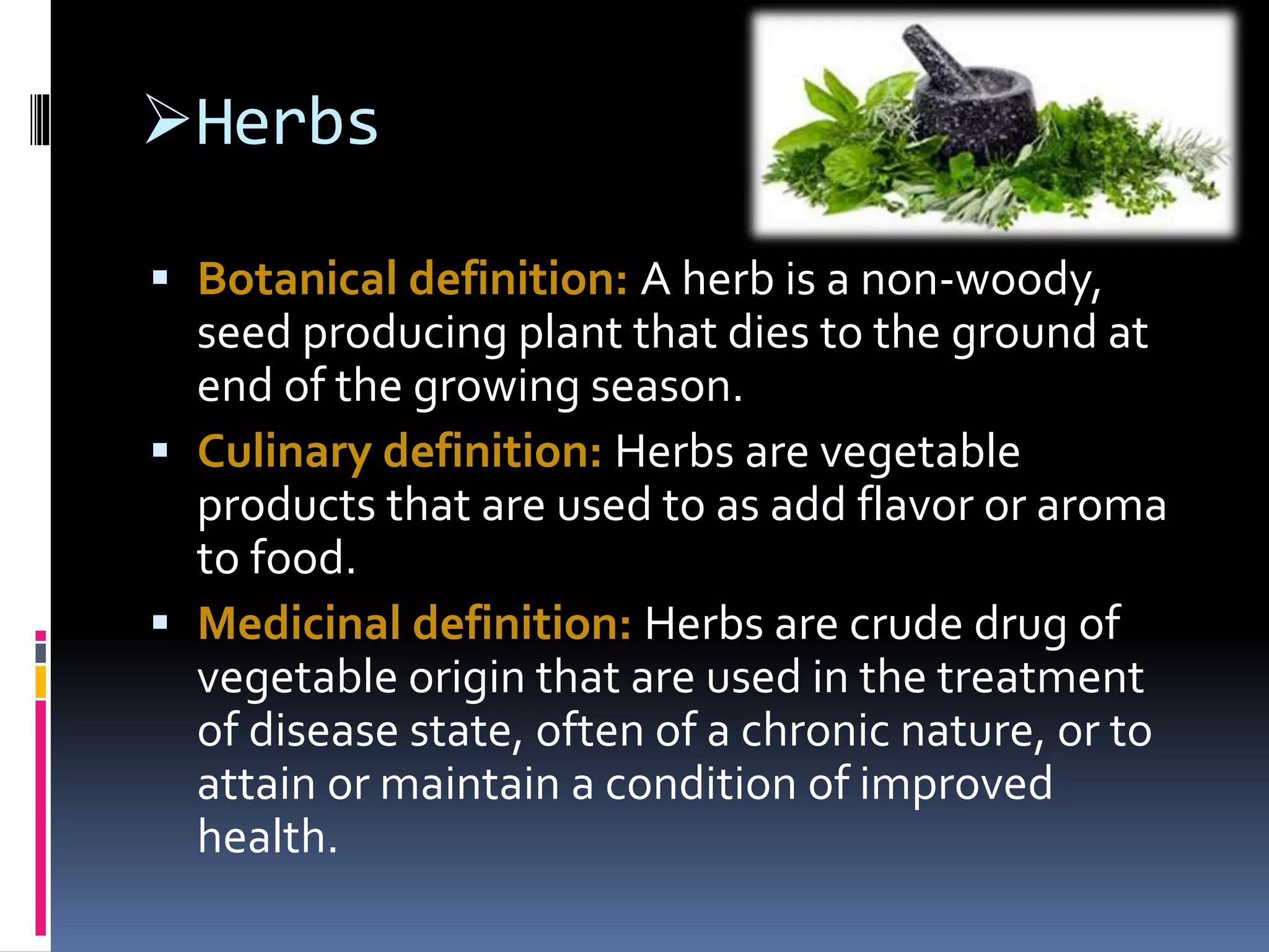 Herbal drug industry | PPTX