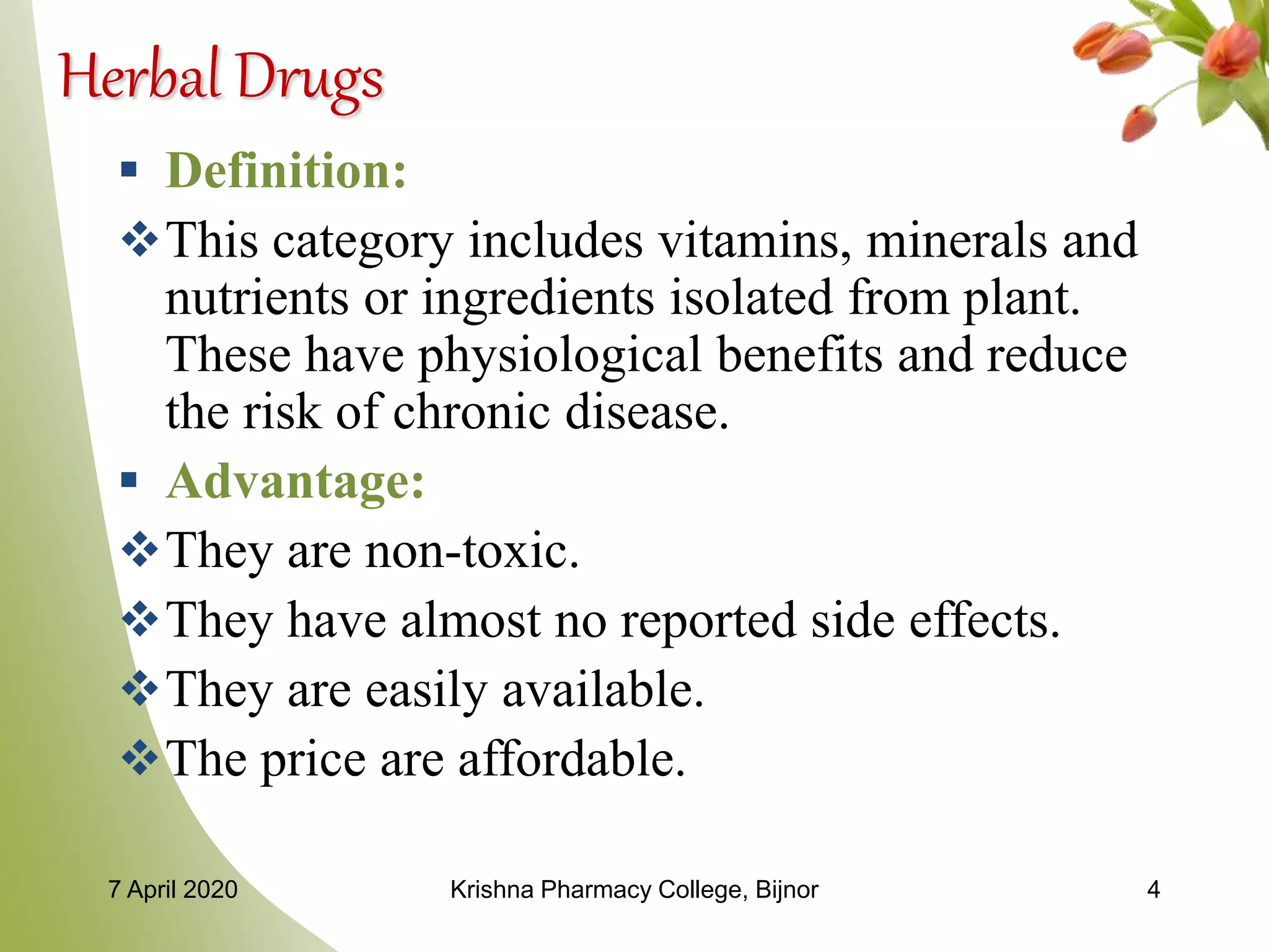 Herbal drug industry (unit 5) | PPTX