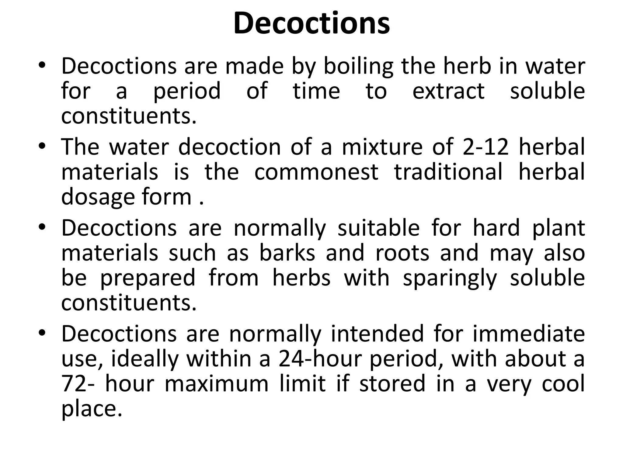 Herbal Drug Preparation - Different Dosage Forms | PPTX