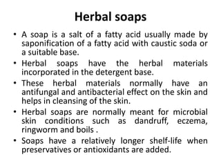 Herbal Drug Preparation - Different Dosage Forms | PPTX