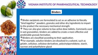 Role of Herbal Excipients and thier advantages | PPTX