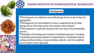 Role of Herbal Excipients and thier advantages | PPT