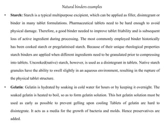 Herbal excipients in Herbal Drug Technology | PPTX