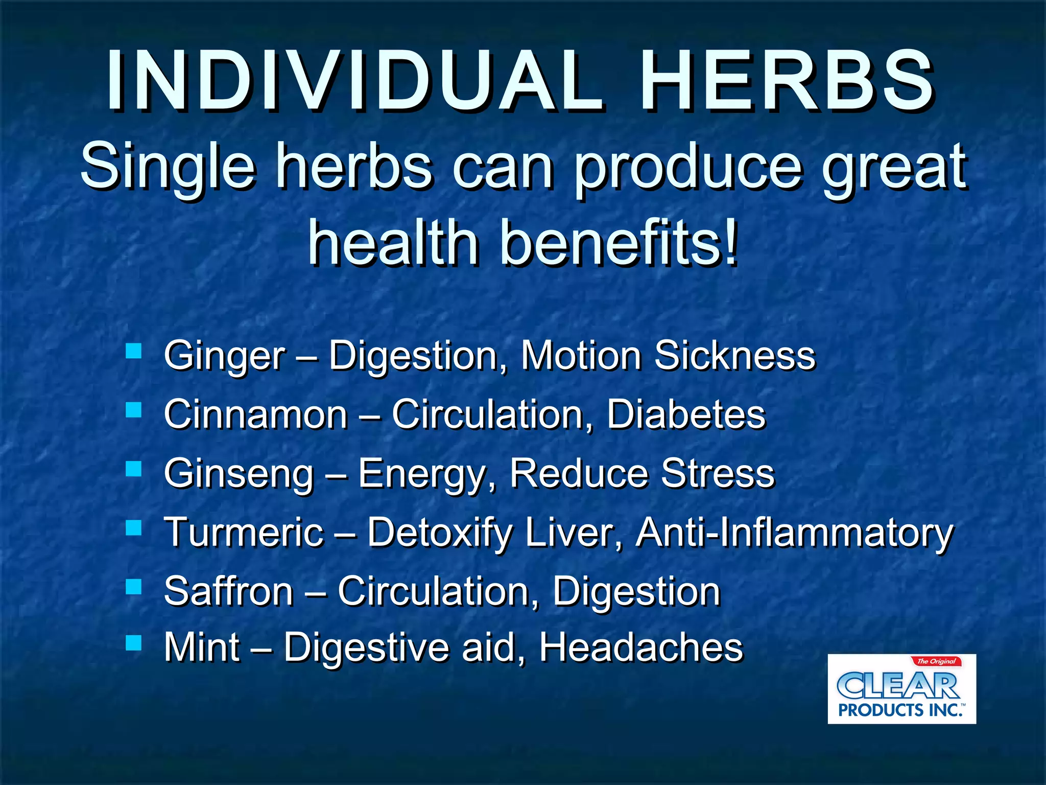 Herbal formulas power point | PPT