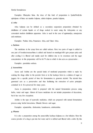 Herbal formulation chapter | DOCX