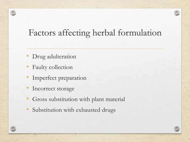 Herbal formulations | PPTX | Herbs and Supplements | Alternative Medicine