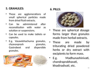 HERBAL FORMULATIONS. NDDS, Solid, Liquid , semisolid dosage formspptx ...