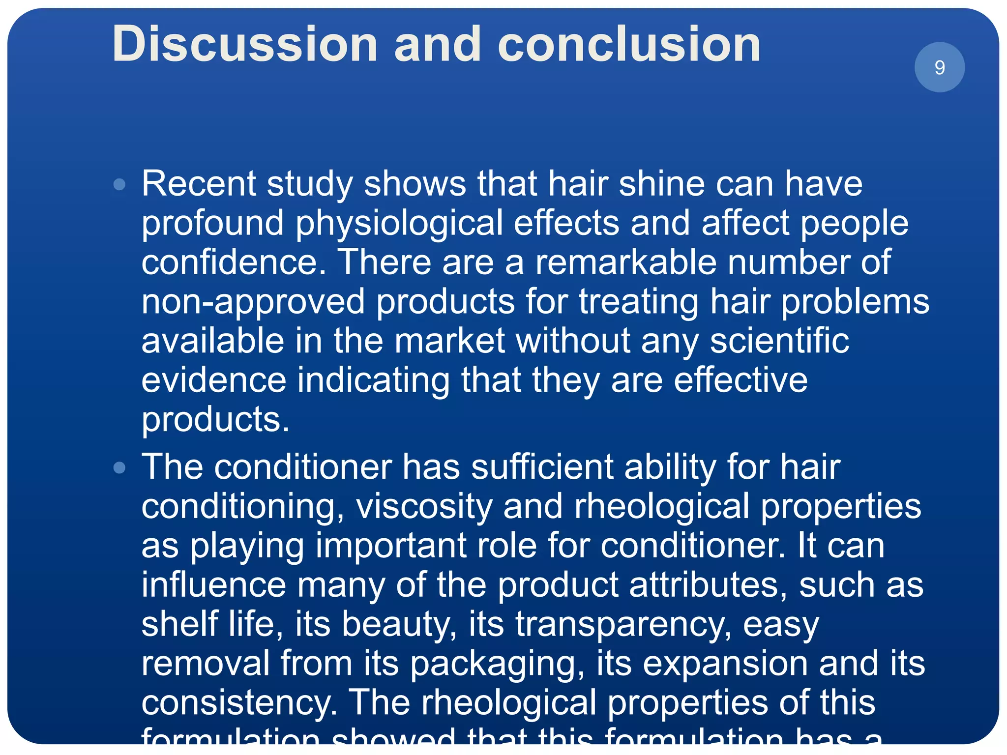 Herbal hair conditioner | PPTX