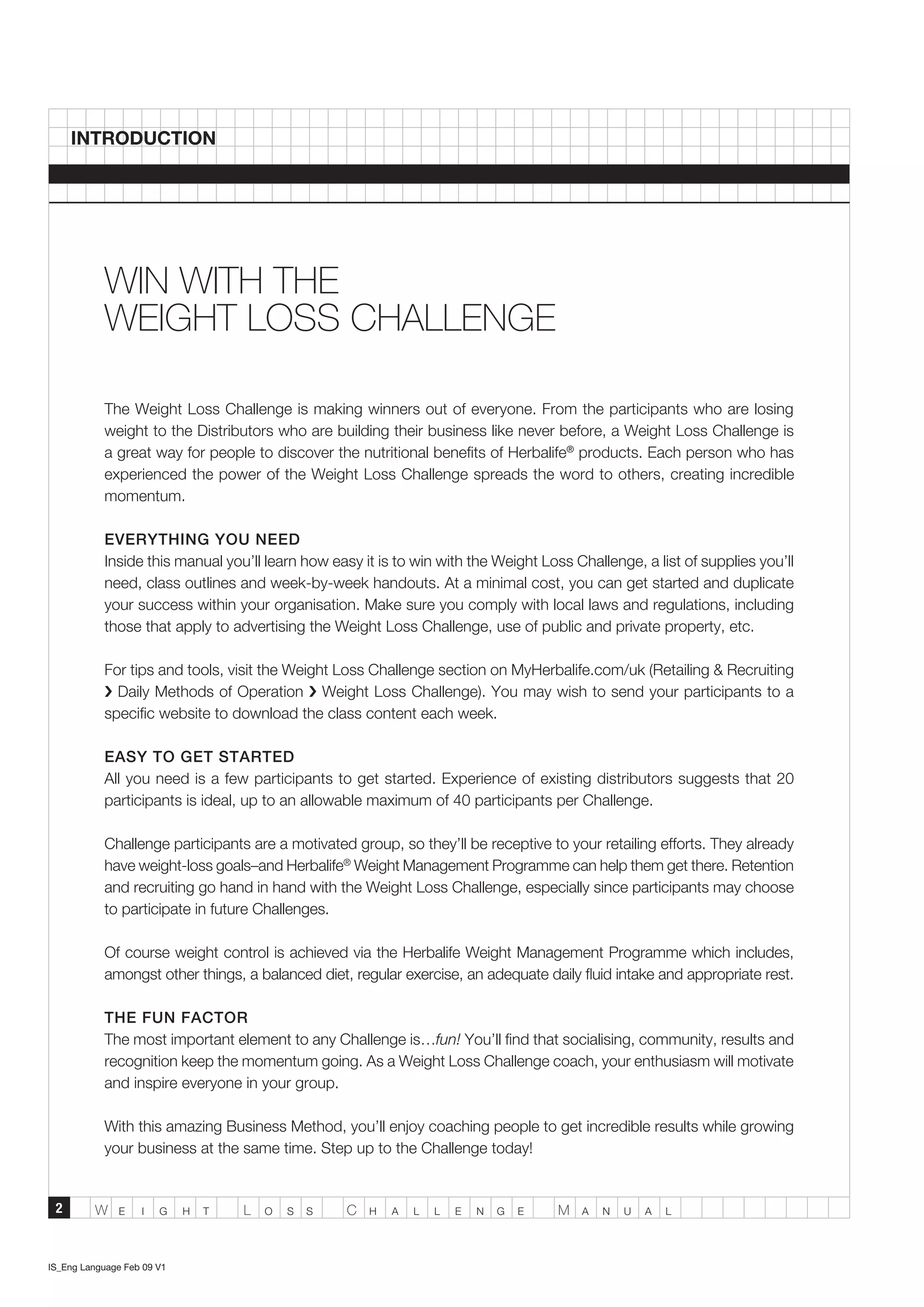 Herbalife weight-loss-challenge-manual | PDF