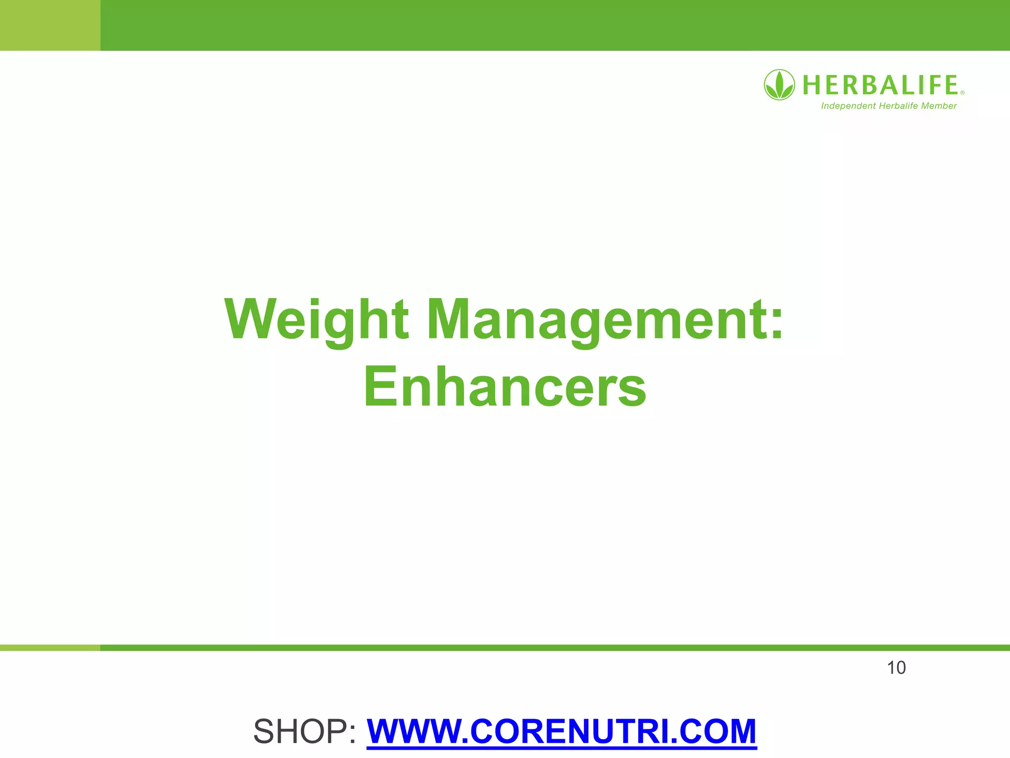 Herbalife Product Presentation - www.corenutri.com