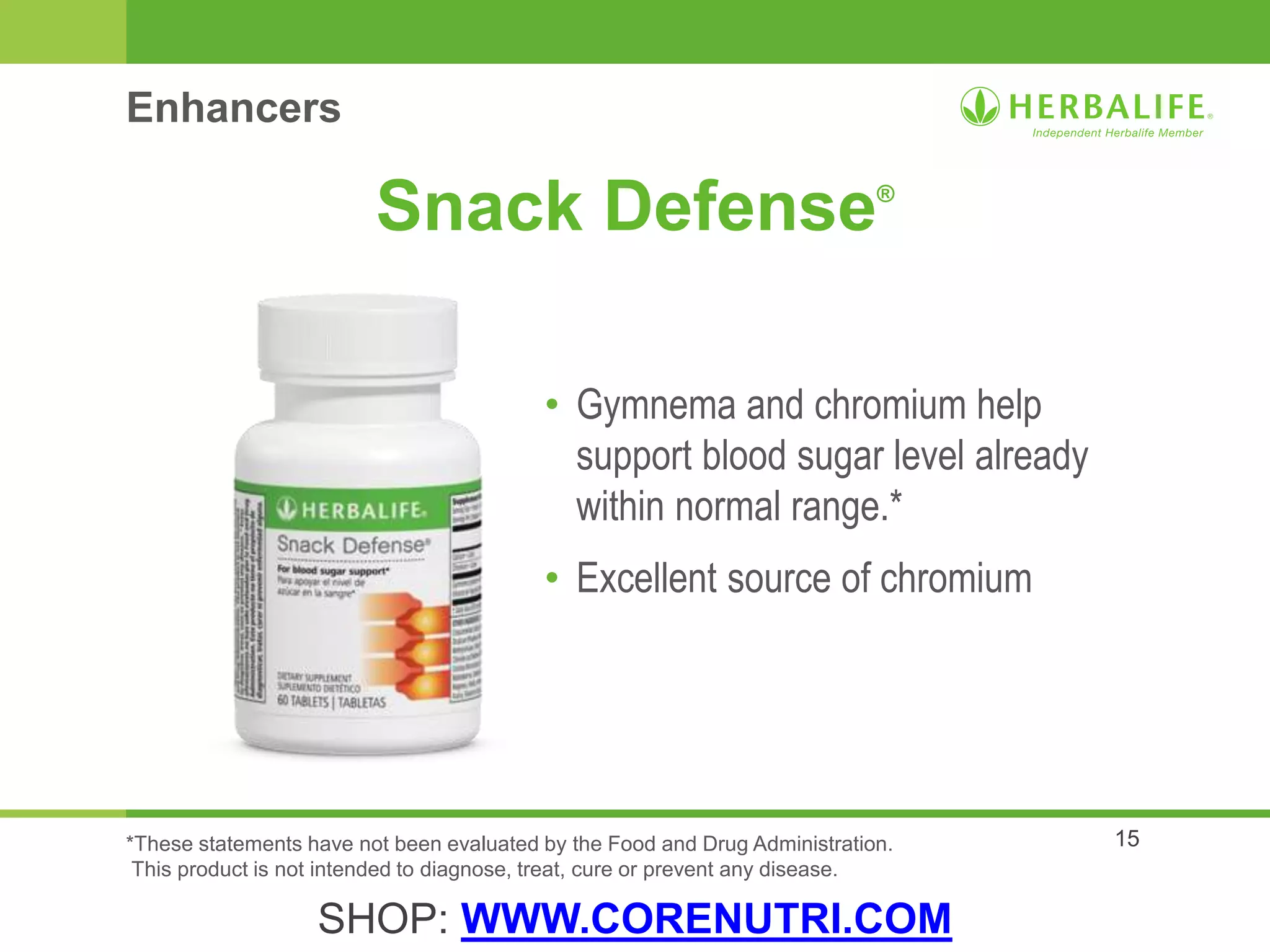 Herbalife Product Presentation - www.corenutri.com