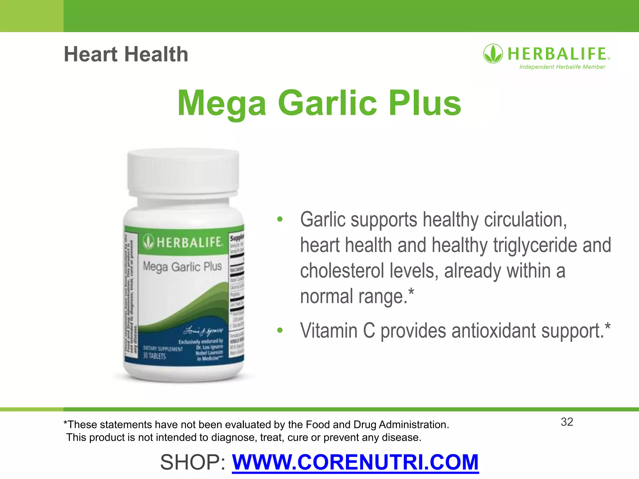 Herbalife Product Presentation - www.corenutri.com