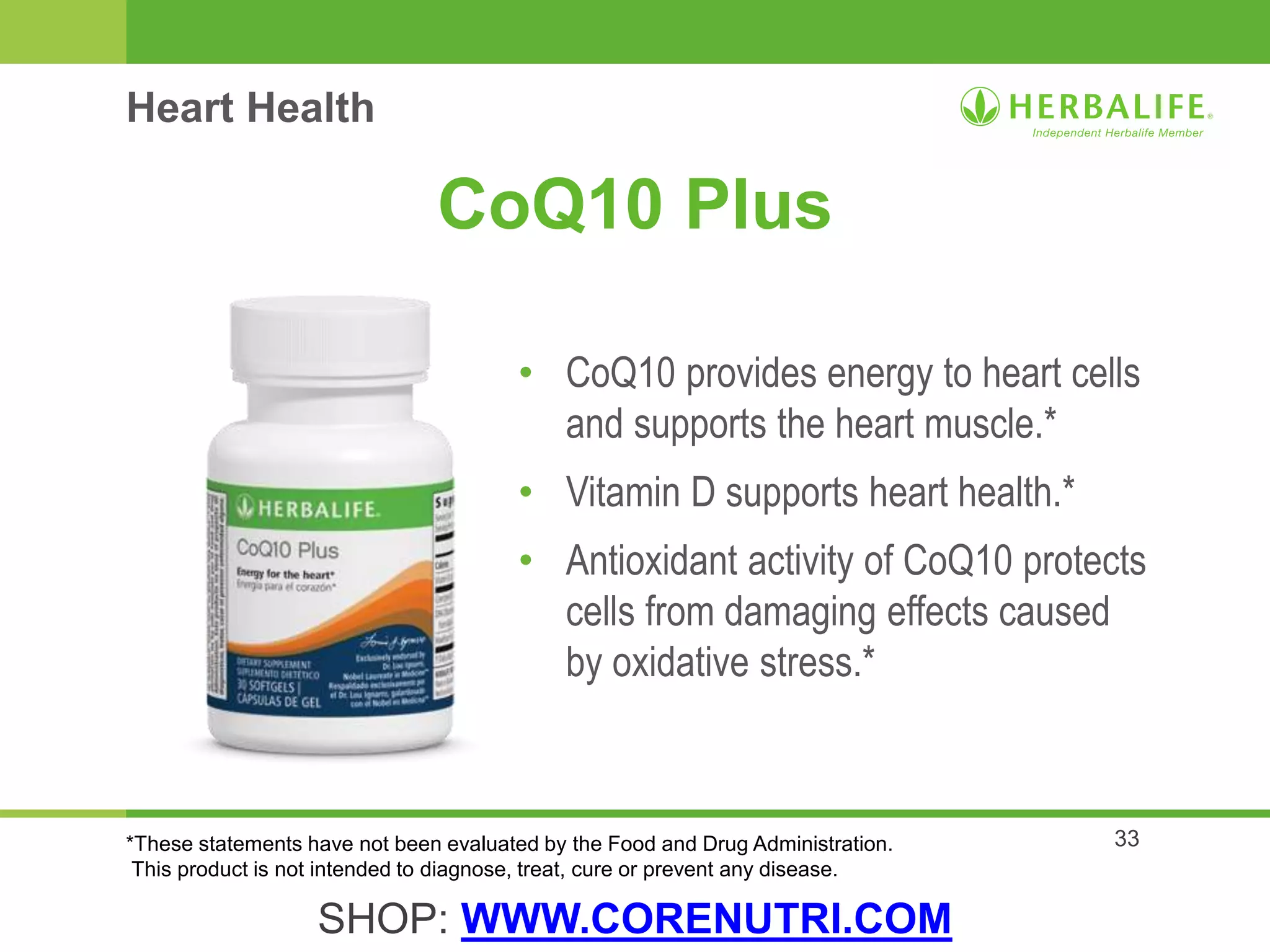 Herbalife Product Presentation - www.corenutri.com