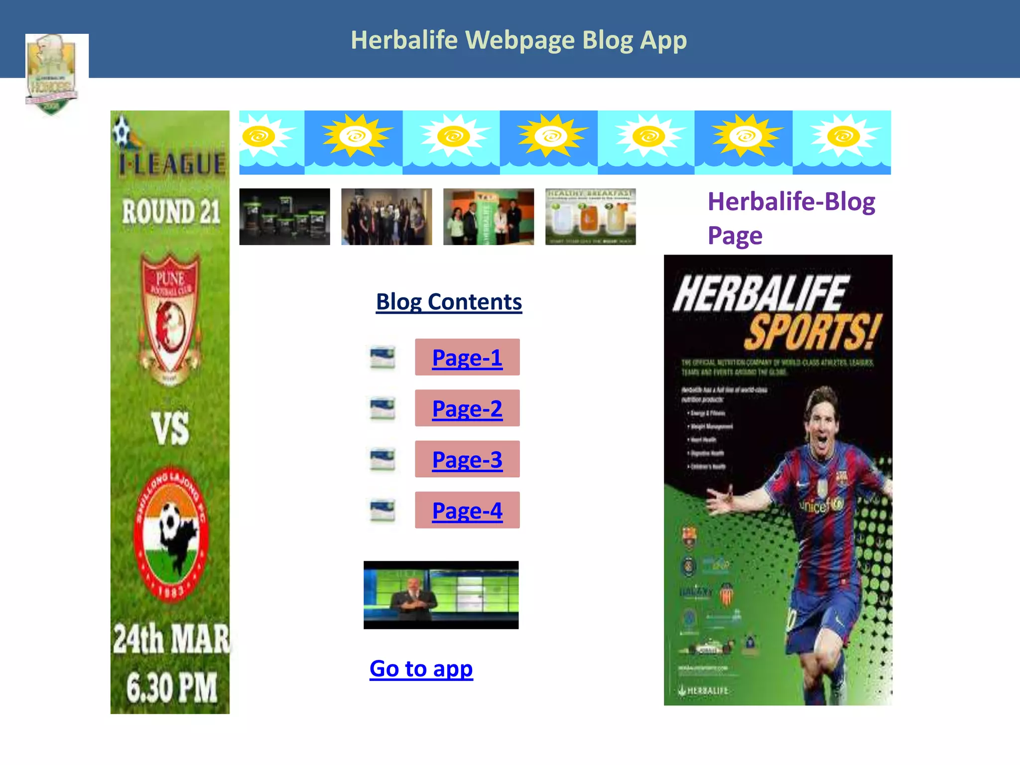 Herbalife webpage | PPTX