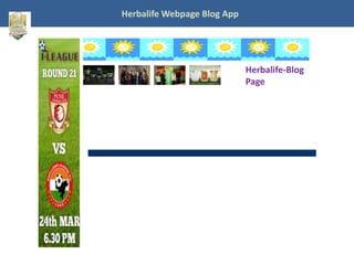 Herbalife webpage | PPTX