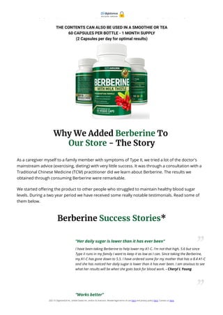 INSULIN HERB BERBERINE FOR DIABETES | PDF