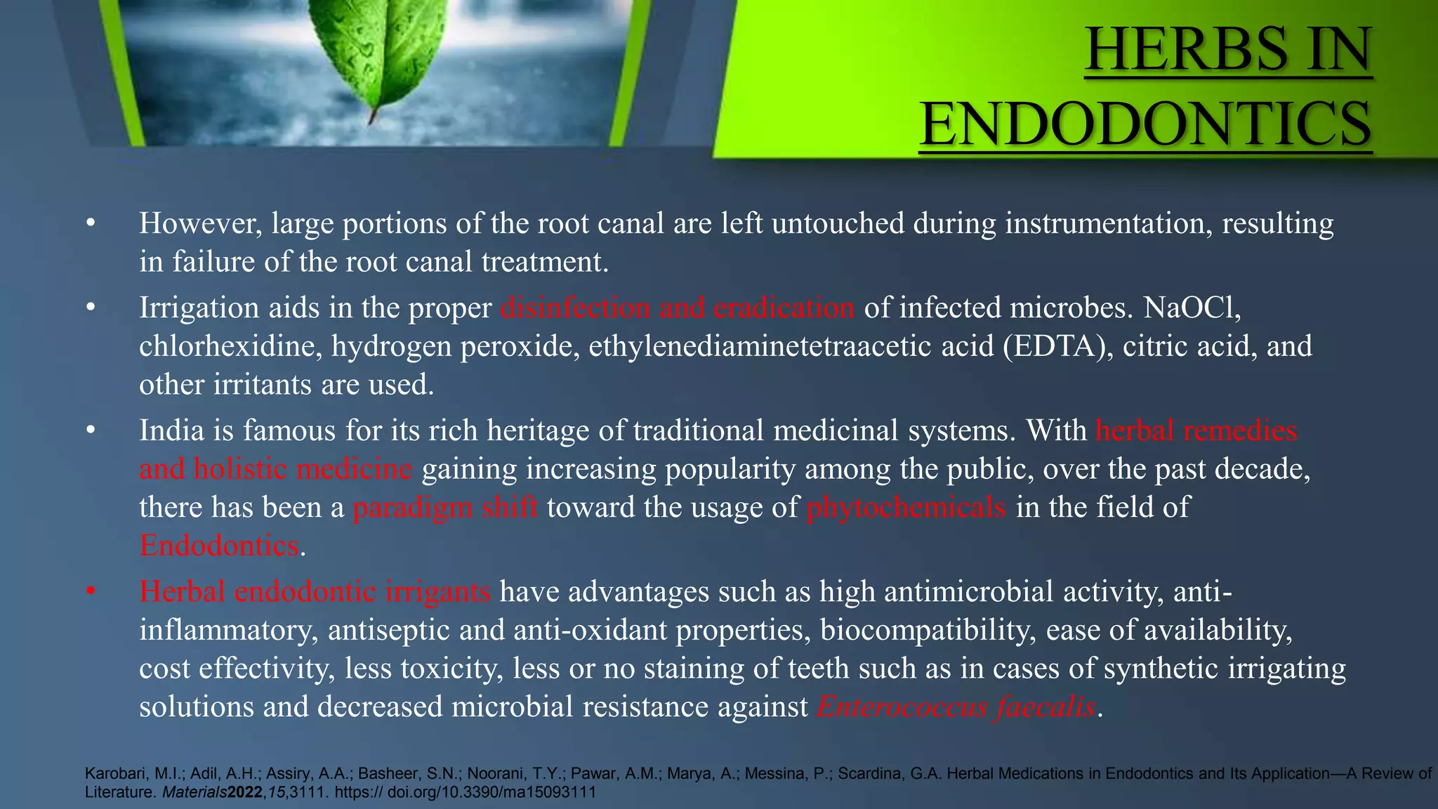 Herbal Irrigants .pptx