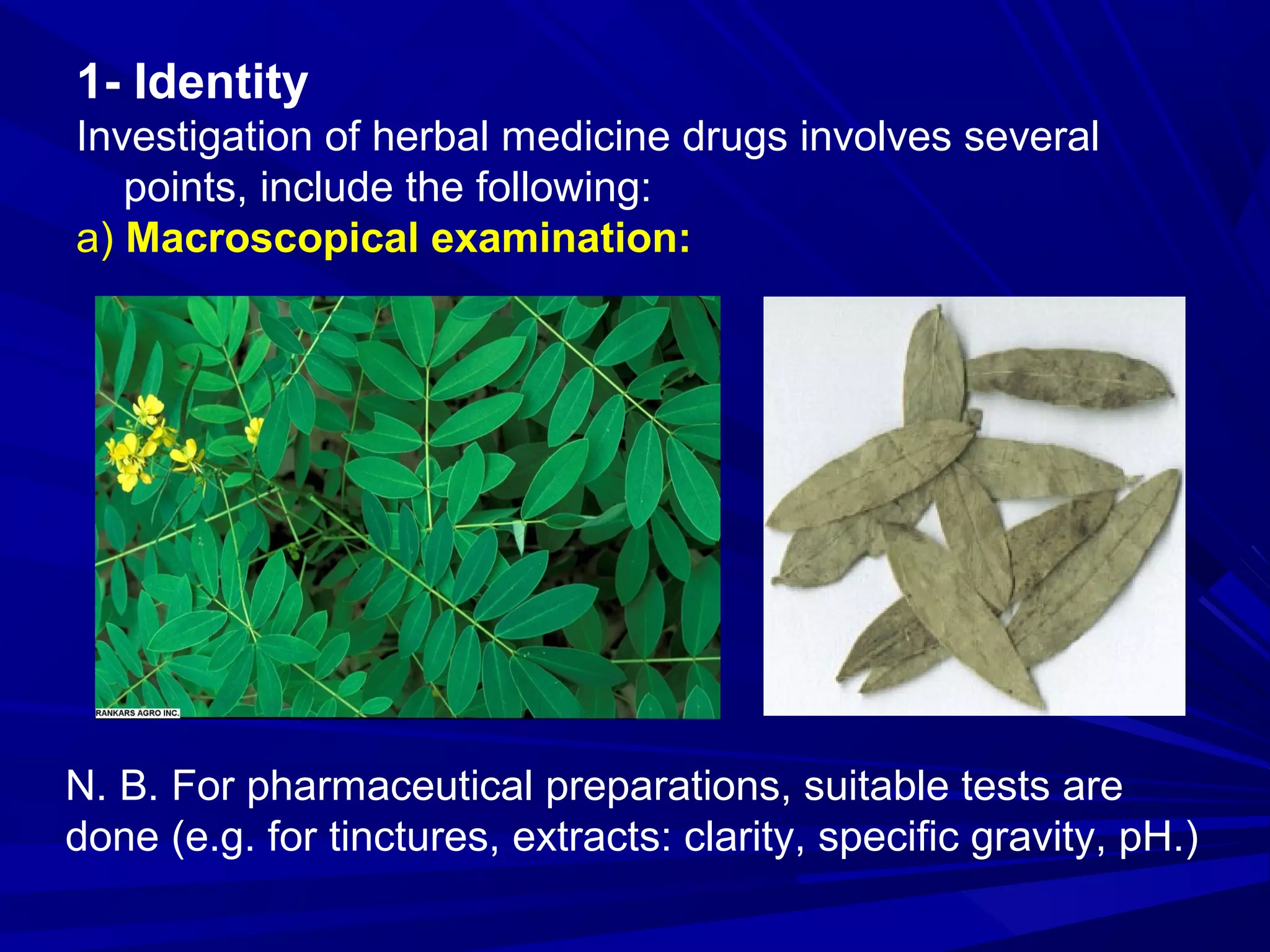Herbal medicine intro | PPT