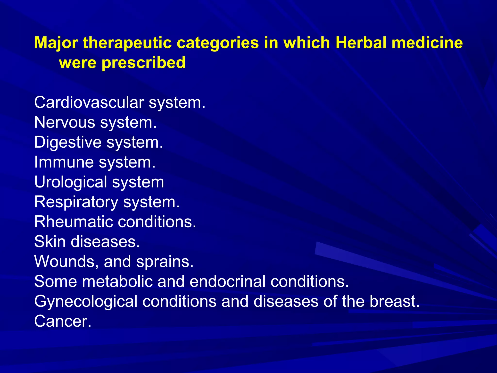 Herbal medicine intro | PPT