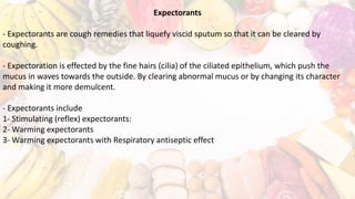 Herbal medicine respiratory system | PPTX