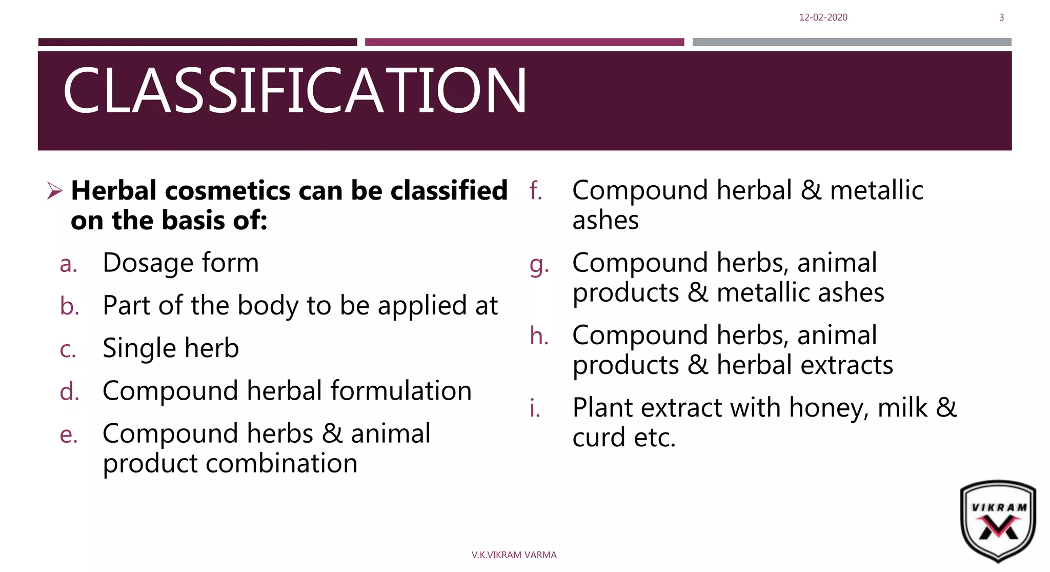 HERBAL or NATURAL COSMETICS | PPTX