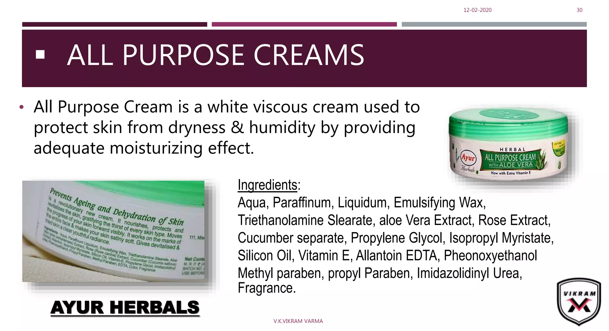 HERBAL or NATURAL COSMETICS | PPTX