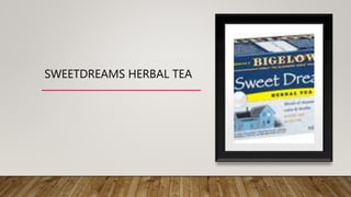 Herbal tea presentation | PPTX