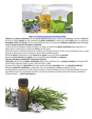 Herbal tinctures | PDF