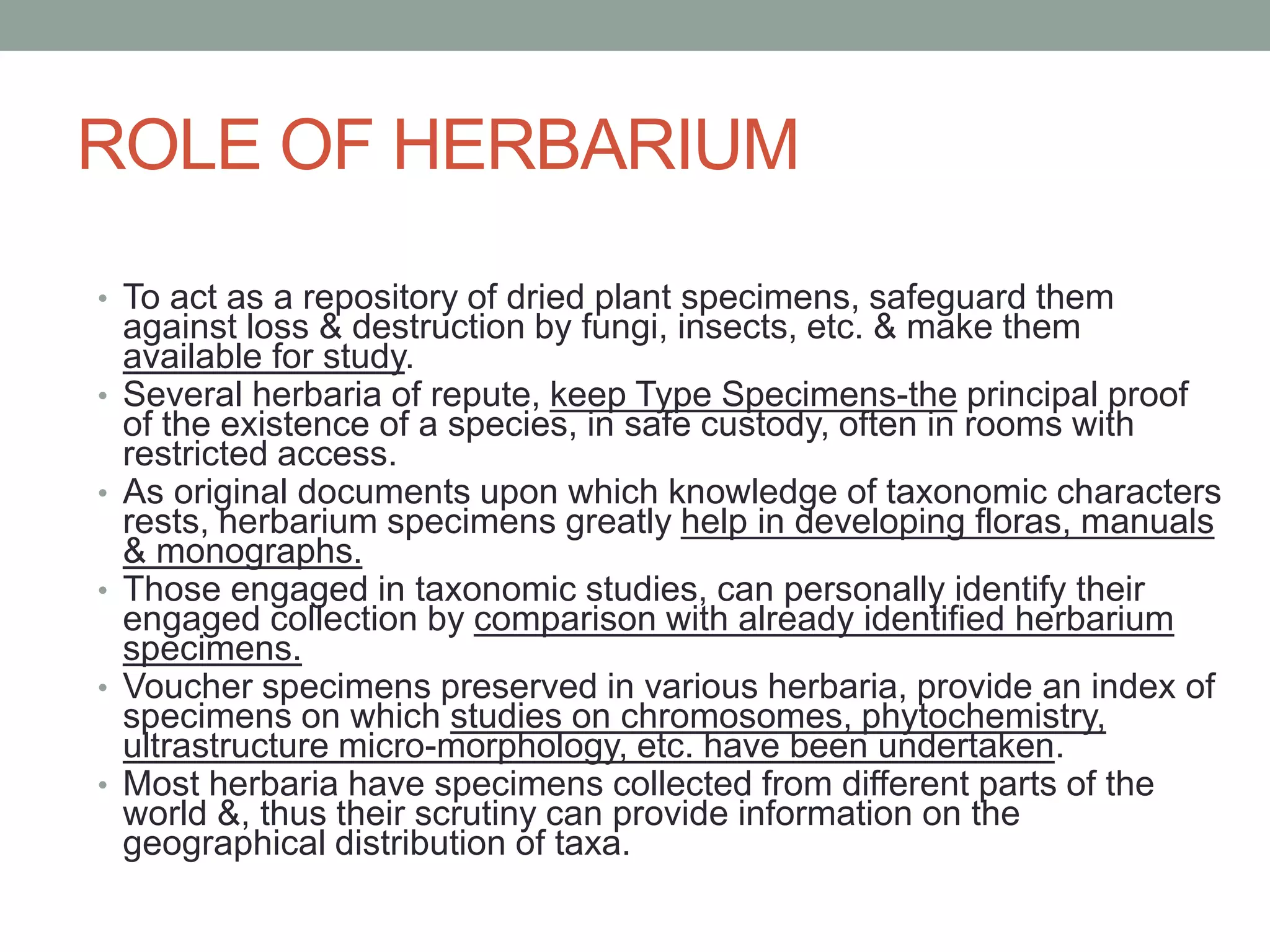 Herbarium | PPTX