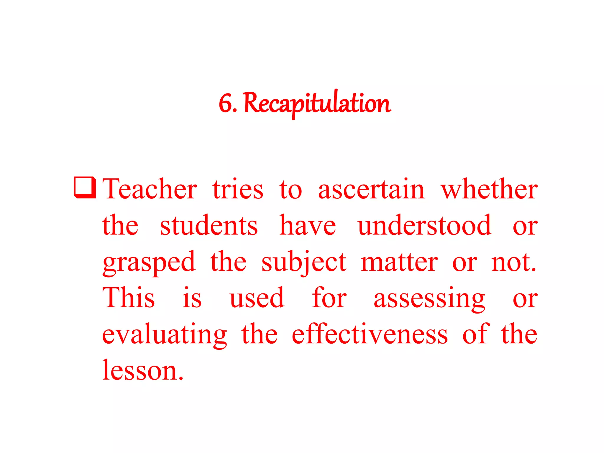 Steps to Make a Lesson Plan (Herbartian) | PPTX