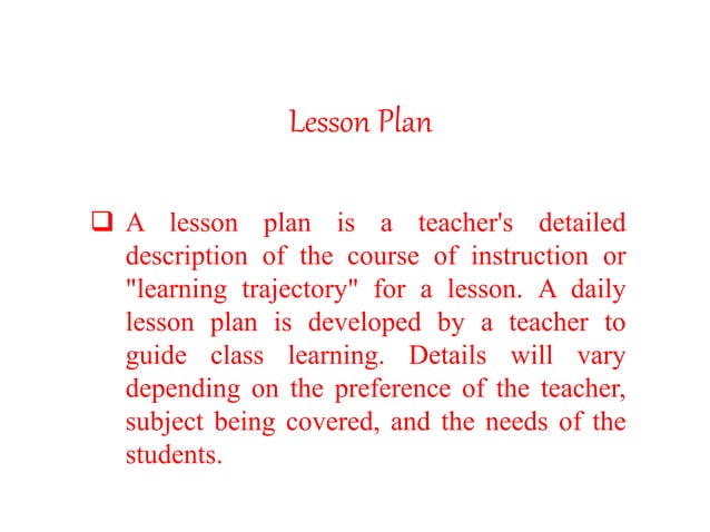 Steps to Make a Lesson Plan (Herbartian) | PPTX | Educational ...
