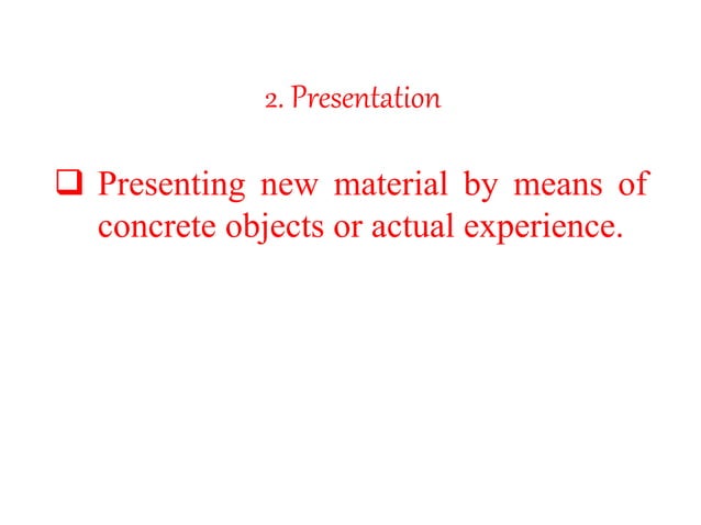 Steps to Make a Lesson Plan (Herbartian) | PPTX | Educational ...