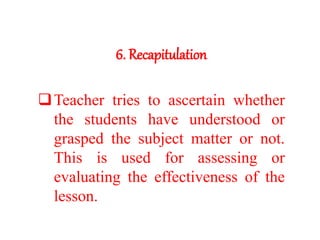 Steps to Make a Lesson Plan (Herbartian) | PPTX