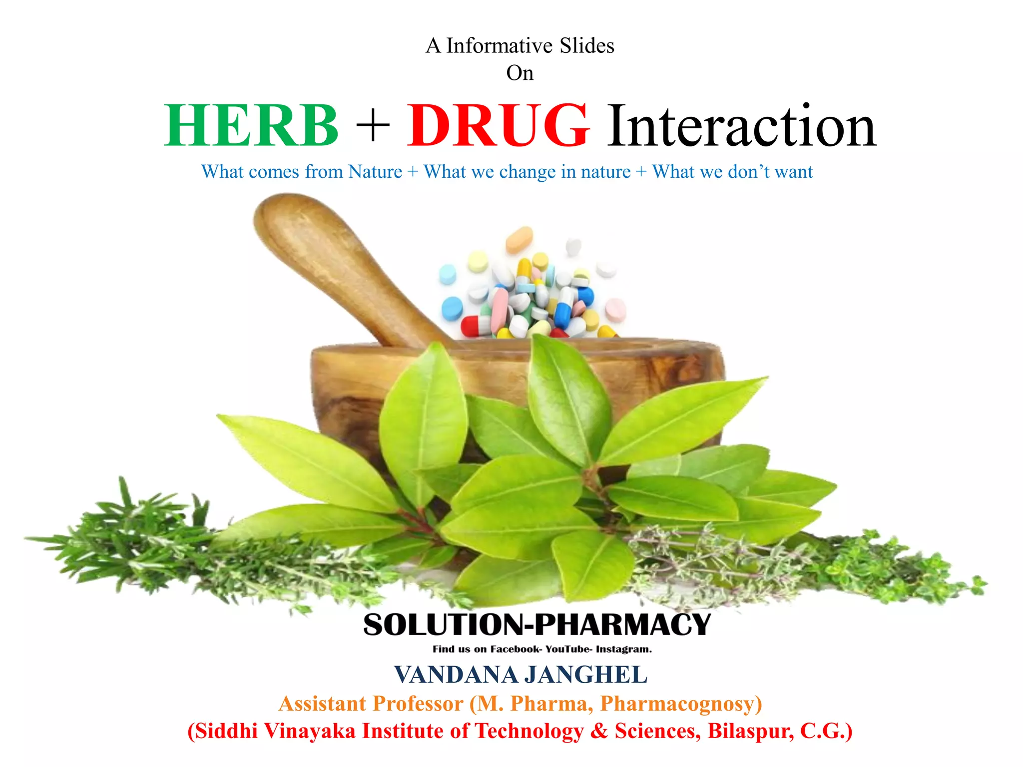 Herb drug interaction | PDF