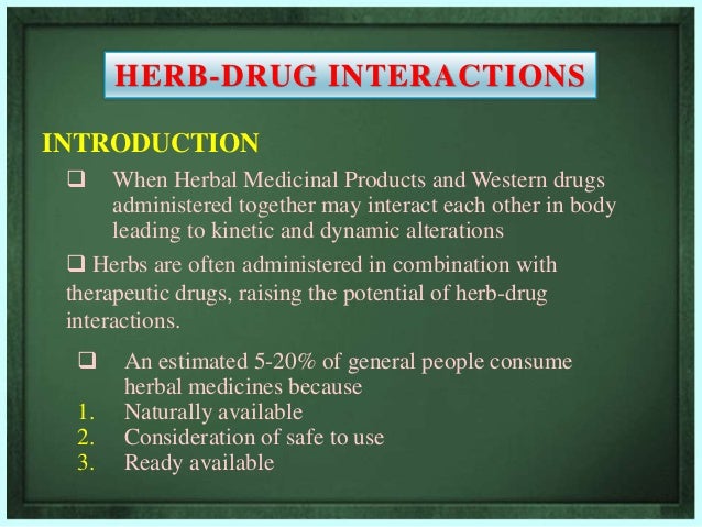 Herb drug interaction ppt by rupesh kumar