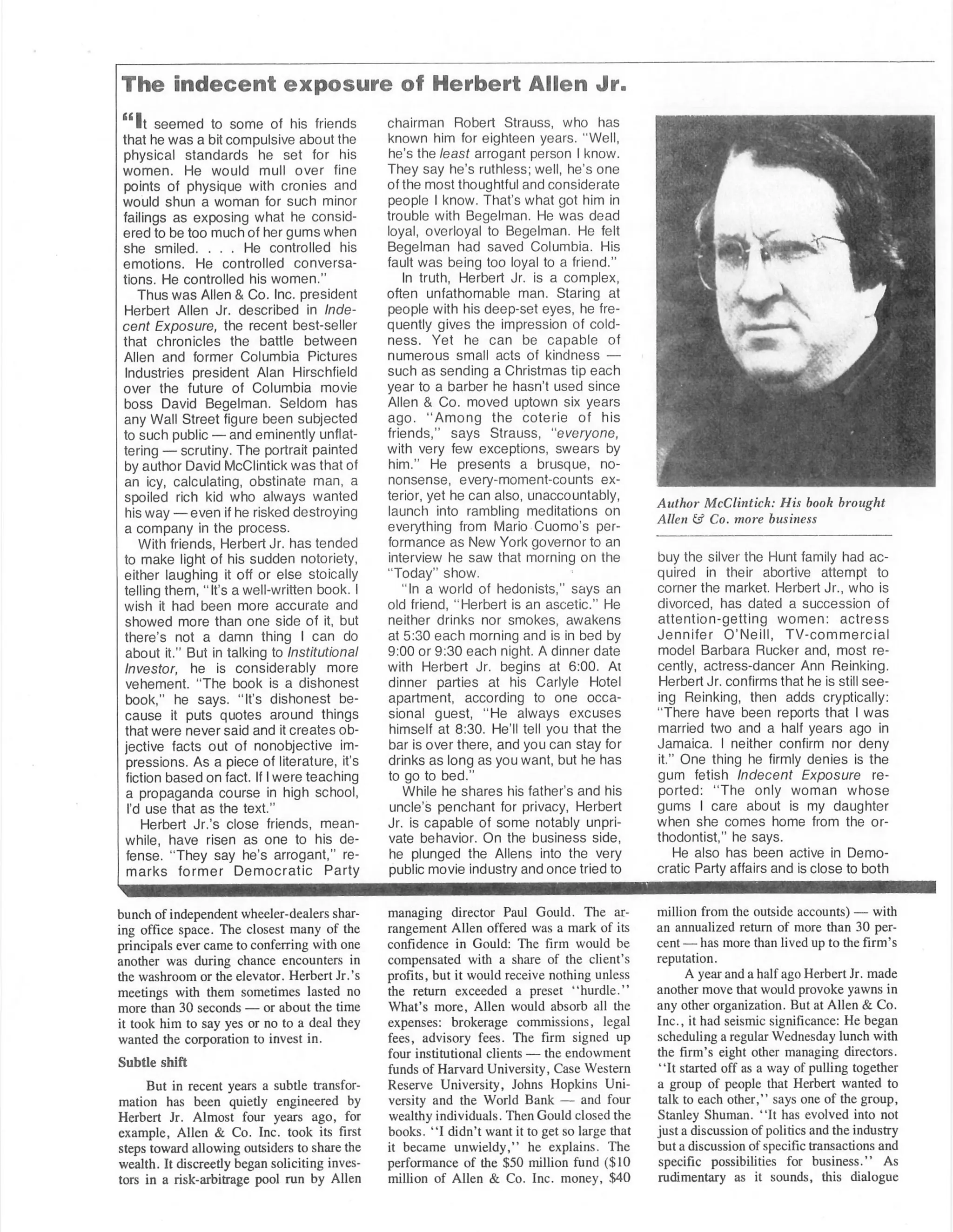 Herbert Allen | PDF