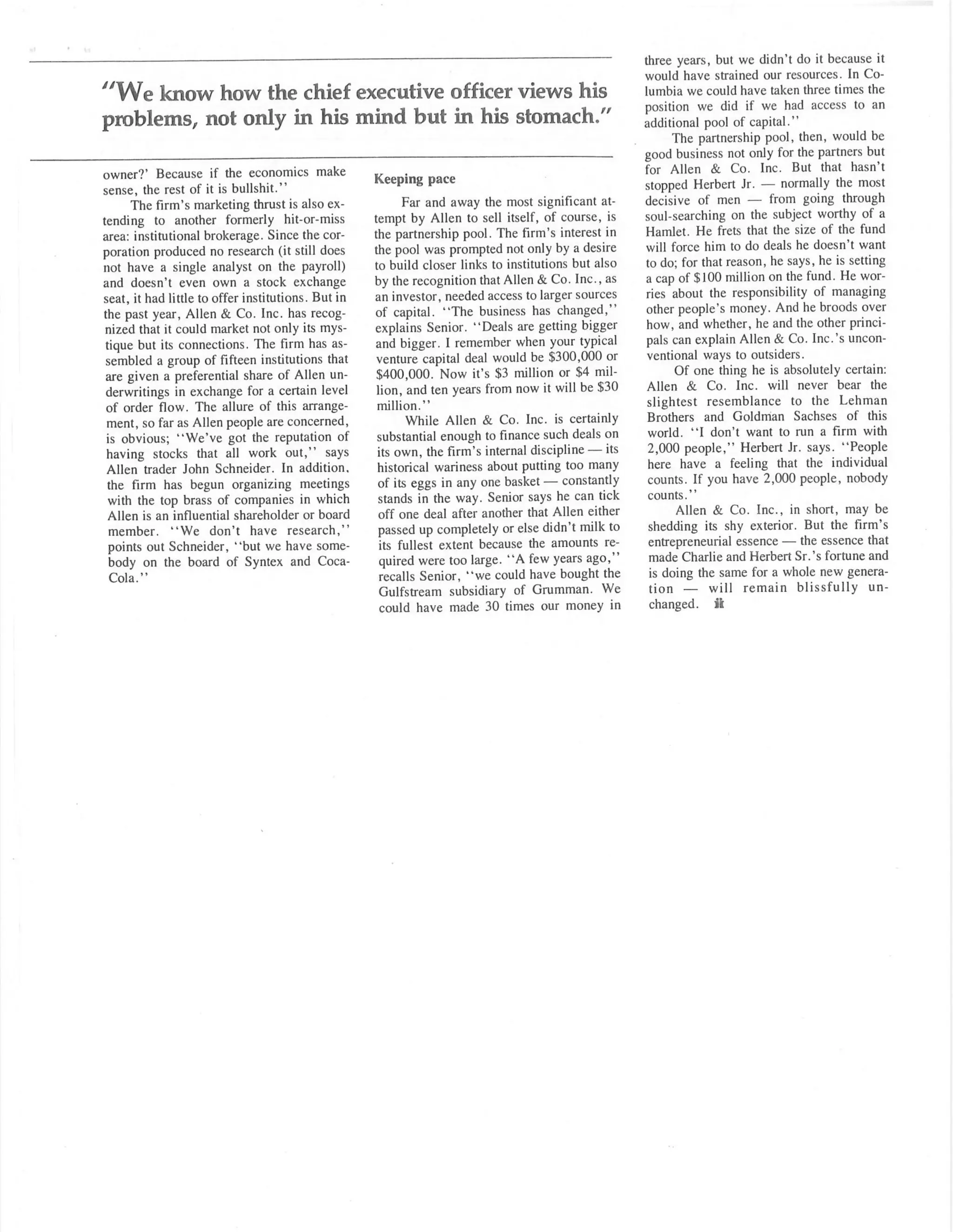 Herbert Allen | PDF