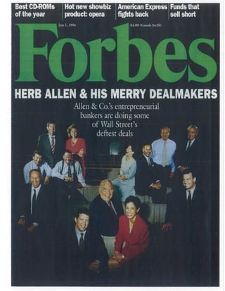 Herbert Allen & His Merry Dealmakers | PDF