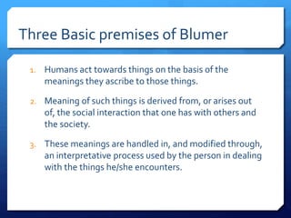 Herbert blumer | PPTX