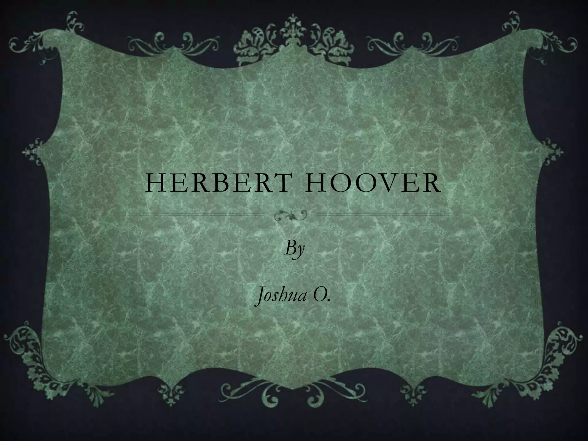 Herbert hoover | PPT